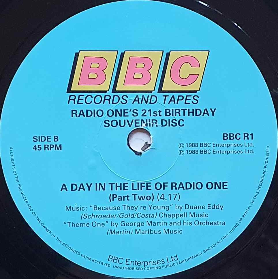 Radio1 21st birthday souvenir