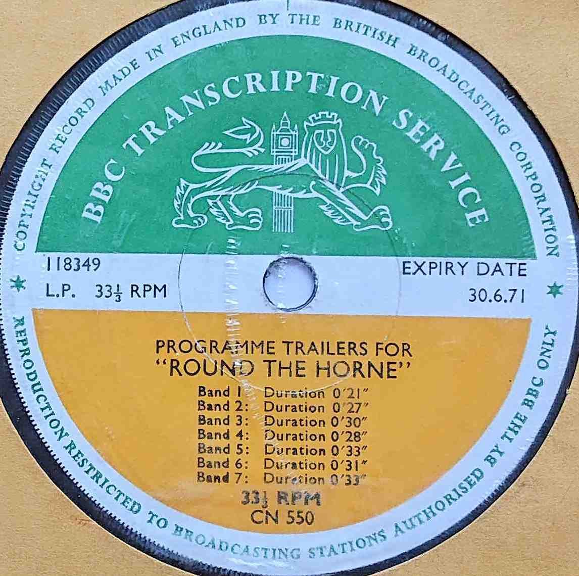 Programme trailers for "Round the Horne"