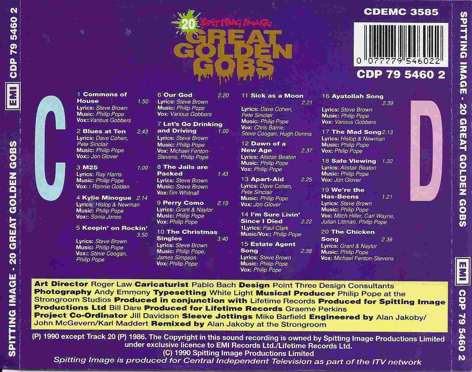 20 great golden gobs - Spitting image