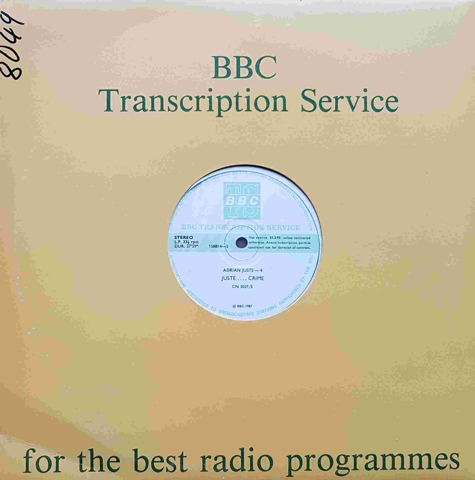 Adrian Juste - 3 & 4